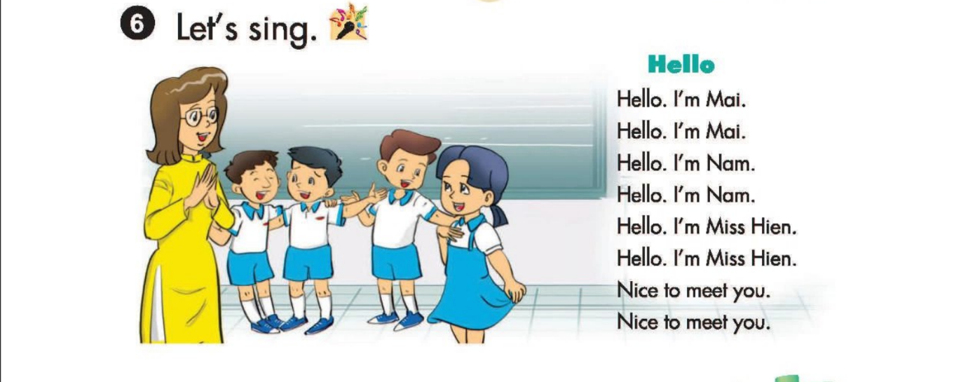 Tiếng Anh 3 - Giải bài tập Unit 1: Hello - Lesson 1